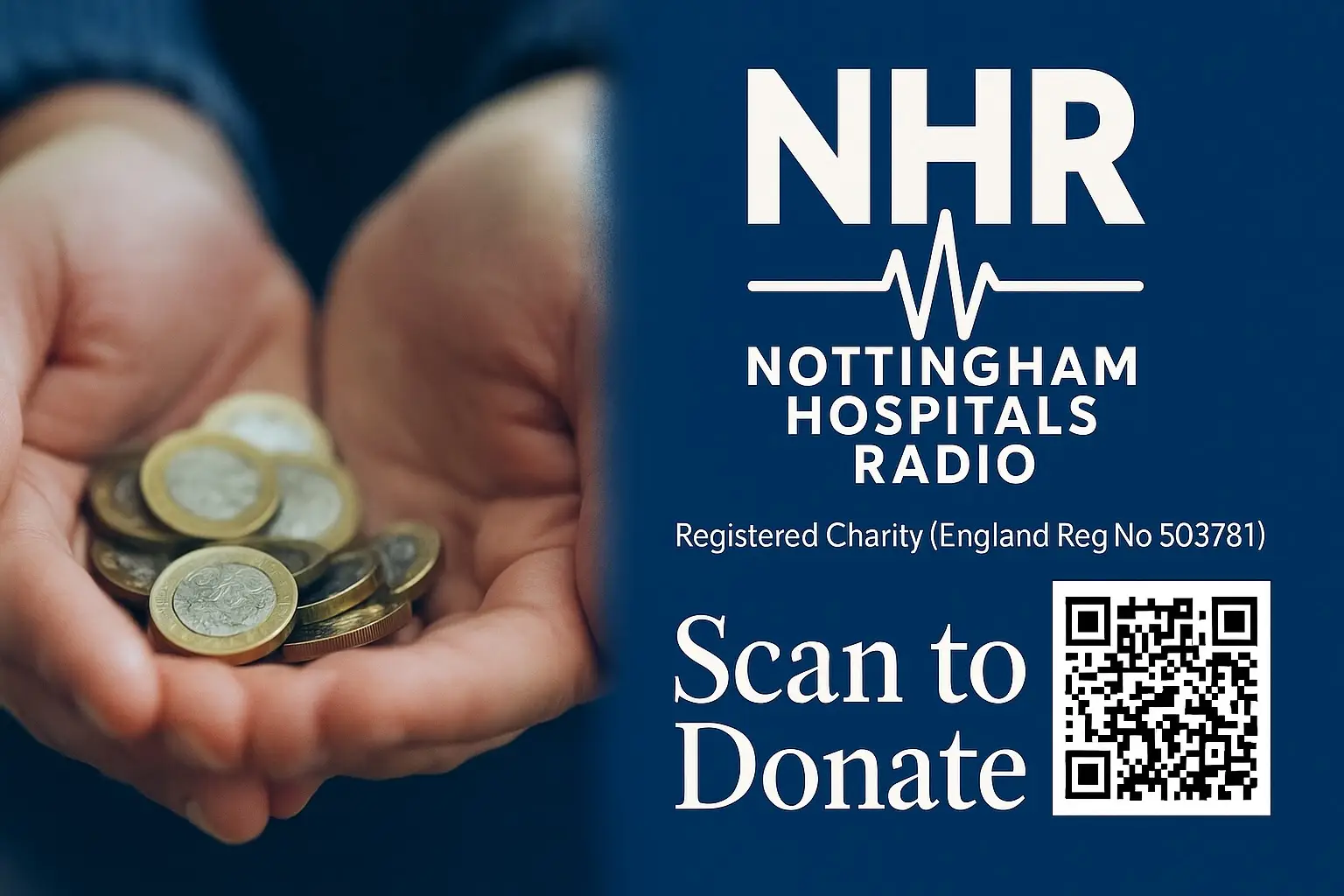 QR Scan to Donate Web – Nottingham Hospitals Radio