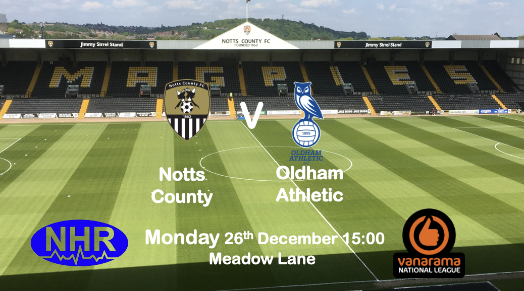 Scoreboard Extra: Notts v Oldham – Nottingham Hospitals Radio